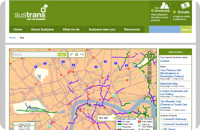 Find London cycle routes