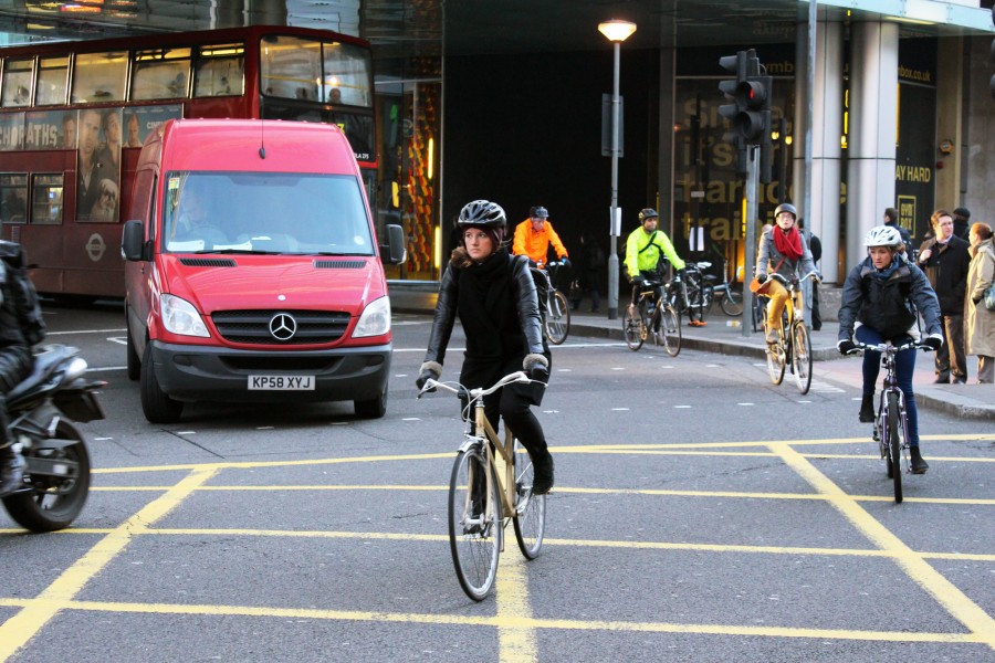Female cyclists in London